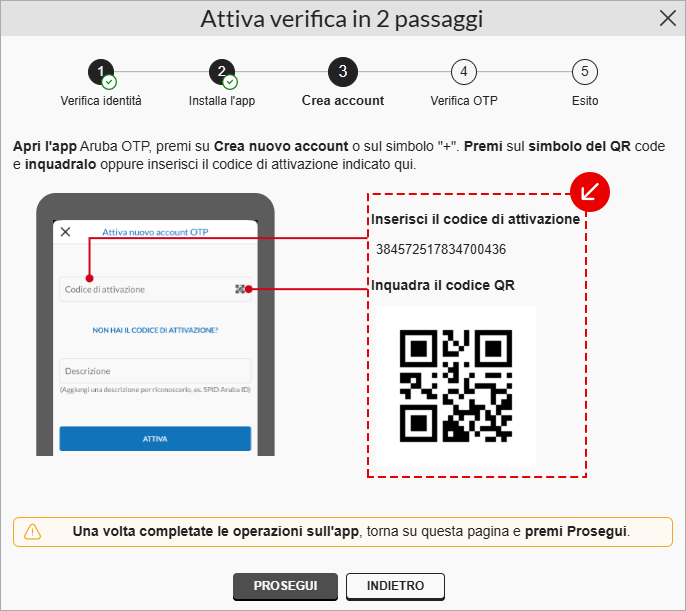Come attivare la verifica in 2 passaggi | Guide pec.it