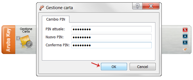 aruba-key-modifica-pin-puk | Guide pec.it