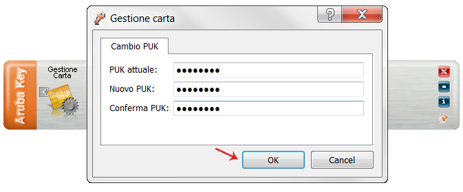 aruba-key-modifica-pin-puk | Guide pec.it