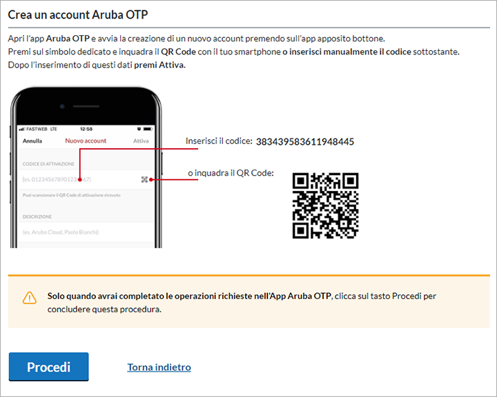Attivazione del servizio Firma Remota con OTP mobile senza Scratch Card ...