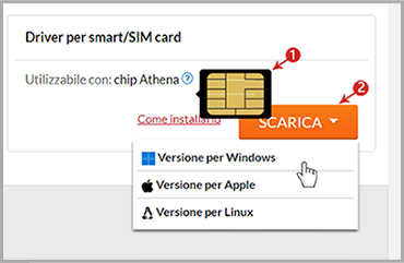 Installare i driver della SIM/Smart Card | Guide pec.it