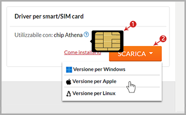 Installare i driver della SIM/Smart Card | Guide pec.it