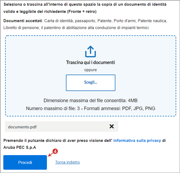 Modifica email e numero di cellulare casella PEC | Guide pec.it
