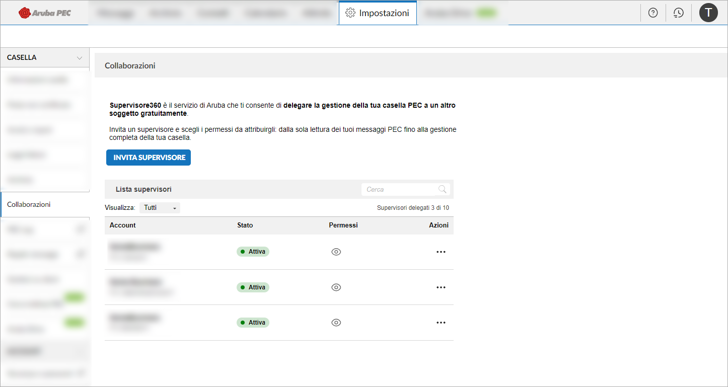 Webmail PEC Smart: collaborazioni con Supervisore360 | Guide pec.it
