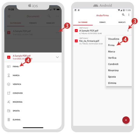 App Aruba Firma - Apposizione firma grafica | Guide pec.it